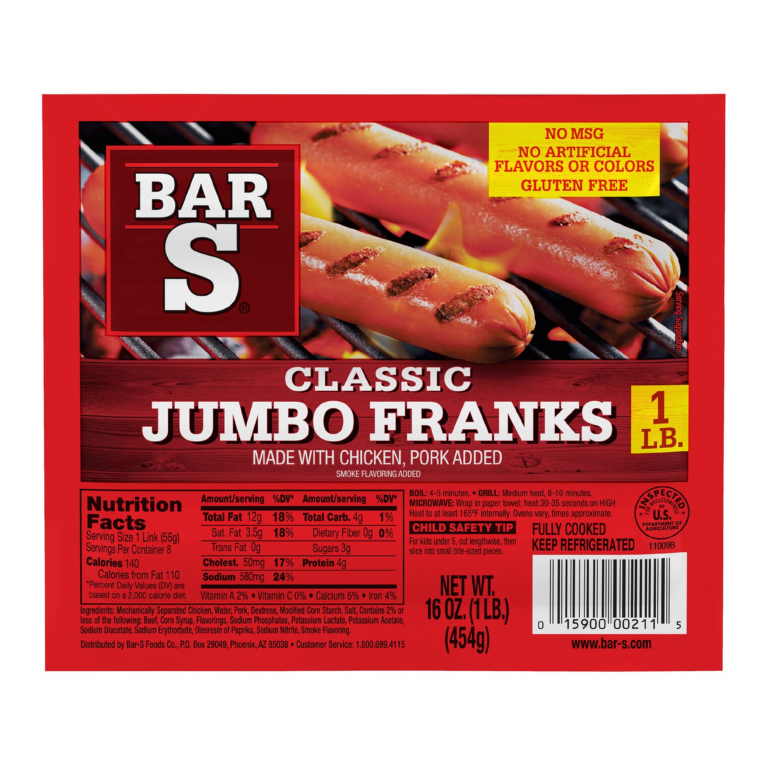 Classic Jumbo Frank 1lb Case – Unifoods