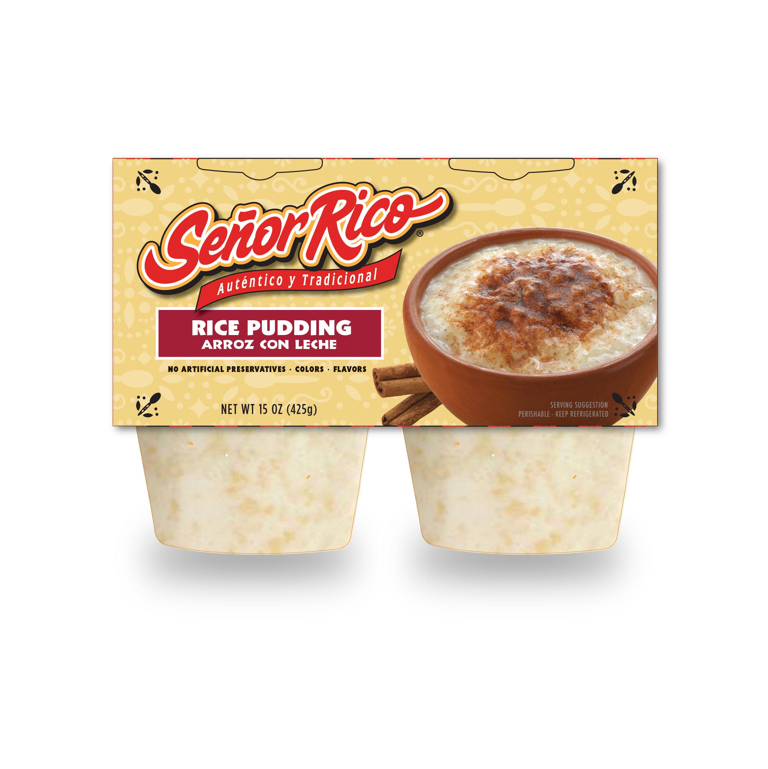 Senor Rico Rice Pud 6-4/3.75oz Case – Unifoods